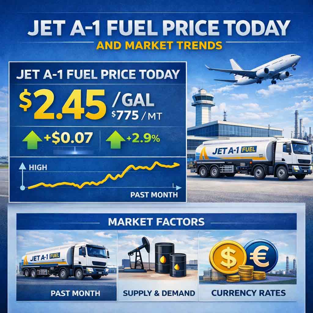 Jet A-1 Fuel Price Today and Market Trends